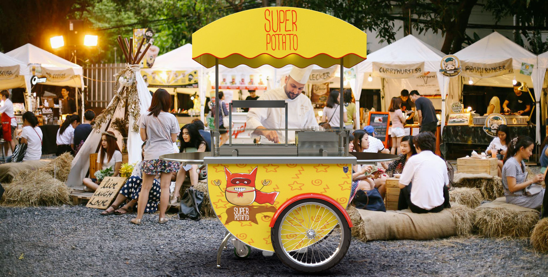 Food Carts for Corporate & Brand Activation Events - iCharts