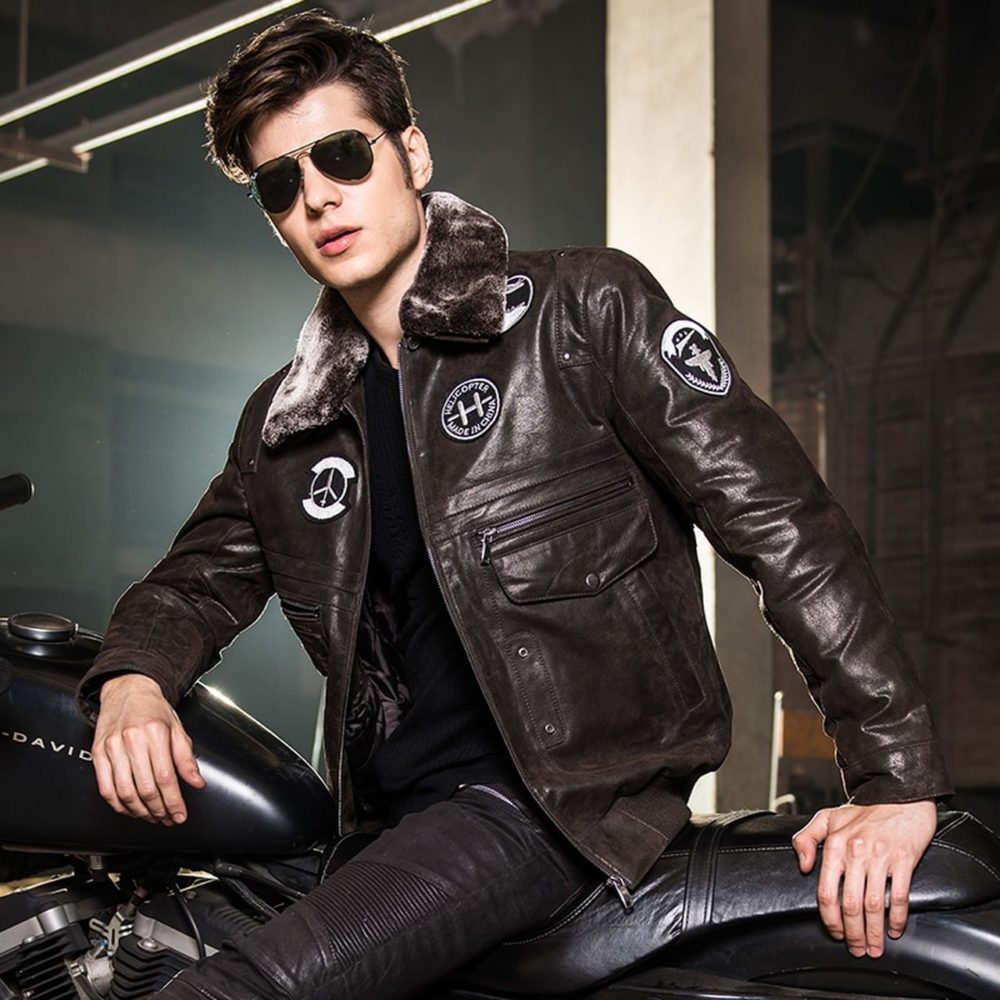 The most popular leather jacket models (for men) this winter - iCharts